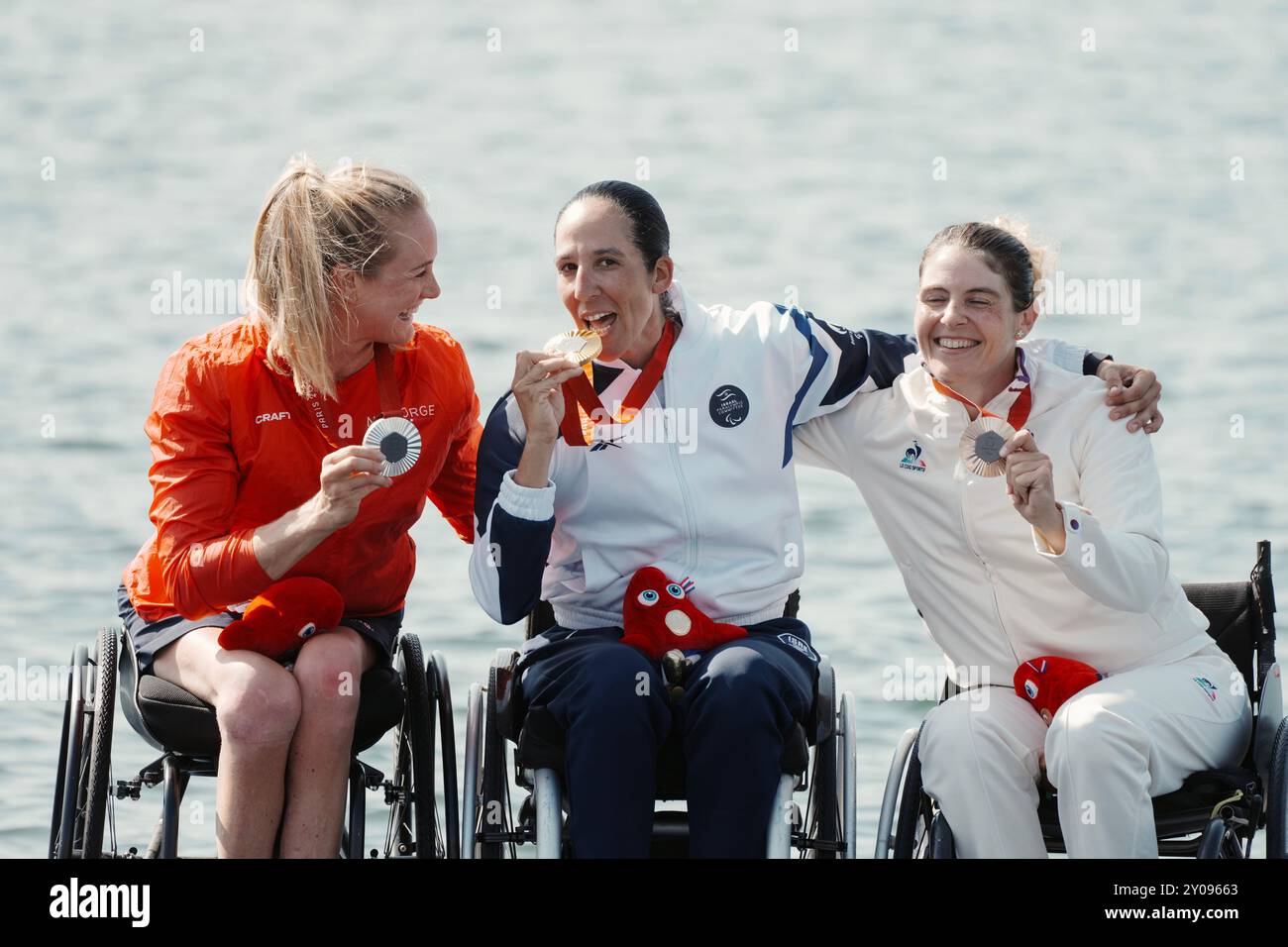 Paris, France 20240901. Birgit Skarstein with silver in the final in rowing during the ...