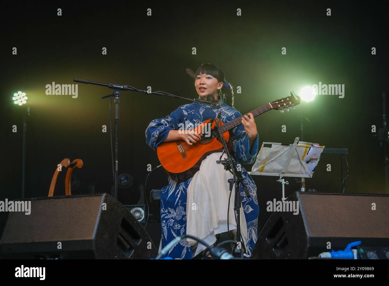 Dorset, UK. Sunday, 1 September, 2024. Ichiko Aoba performing at the ...