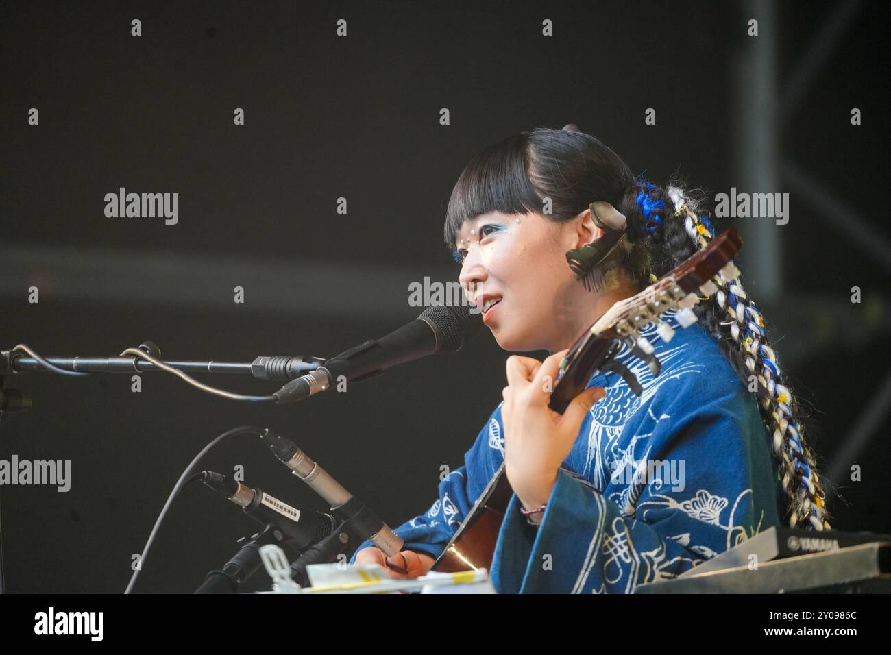 Dorset, UK. Sunday, 1 September, 2024. Ichiko Aoba performing at the ...