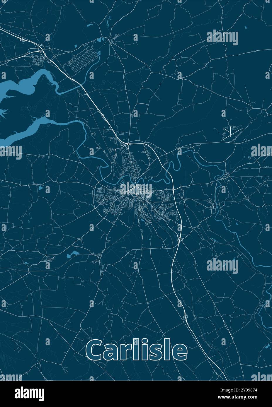 Carlisle map hi-res stock photography and images - Alamy