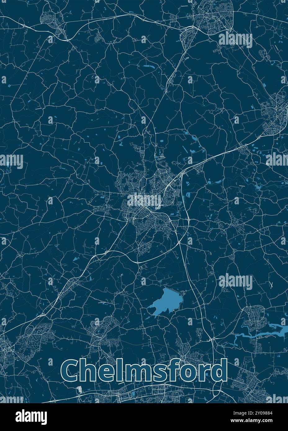 Map of chelmsford hi-res stock photography and images - Alamy