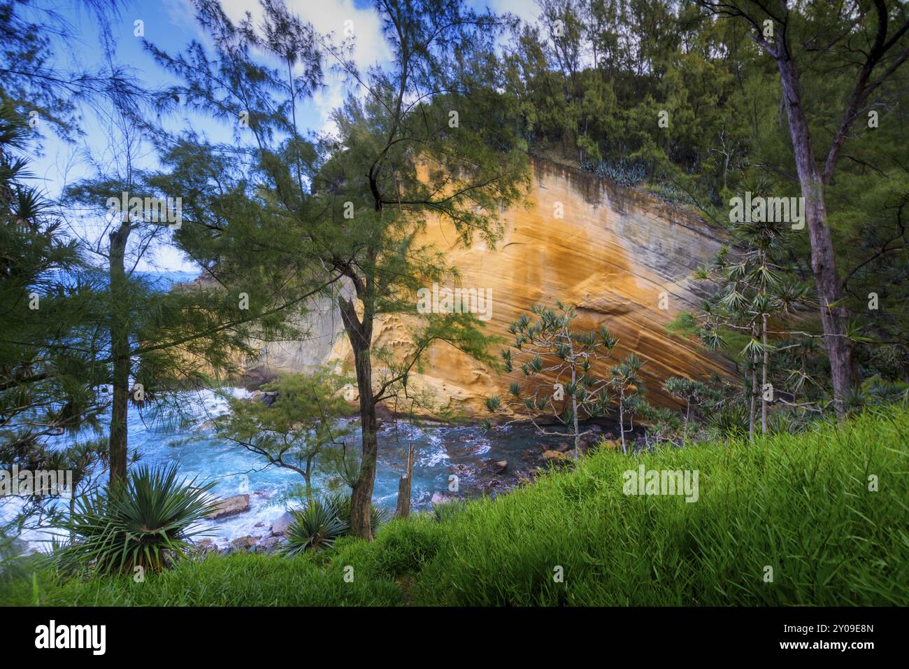 Le Cap Jaune at Saint Joseph, Reunion Island Stock Photo - Alamy