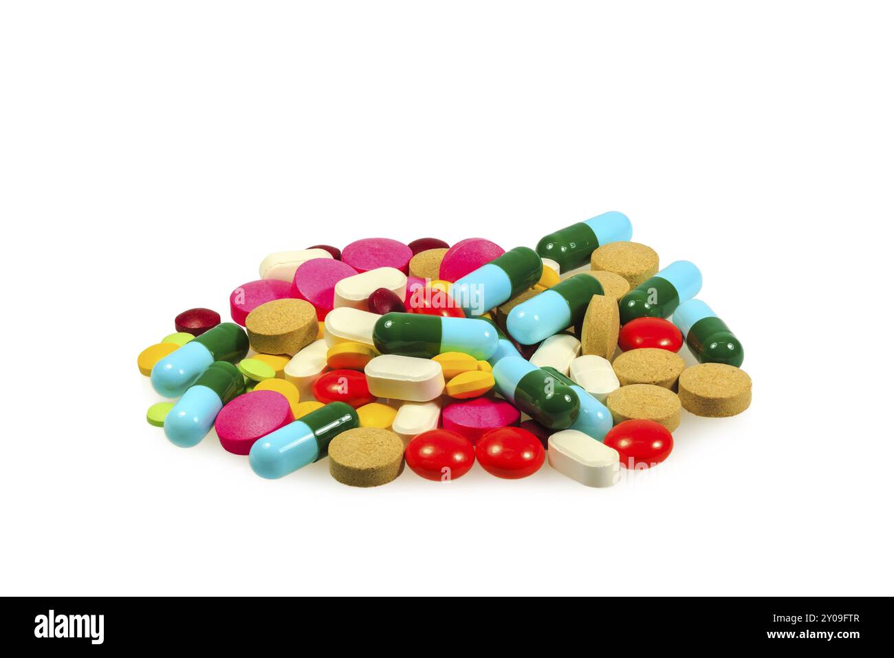Various pills capsules on Cut Out Stock Images & Pictures - Alamy