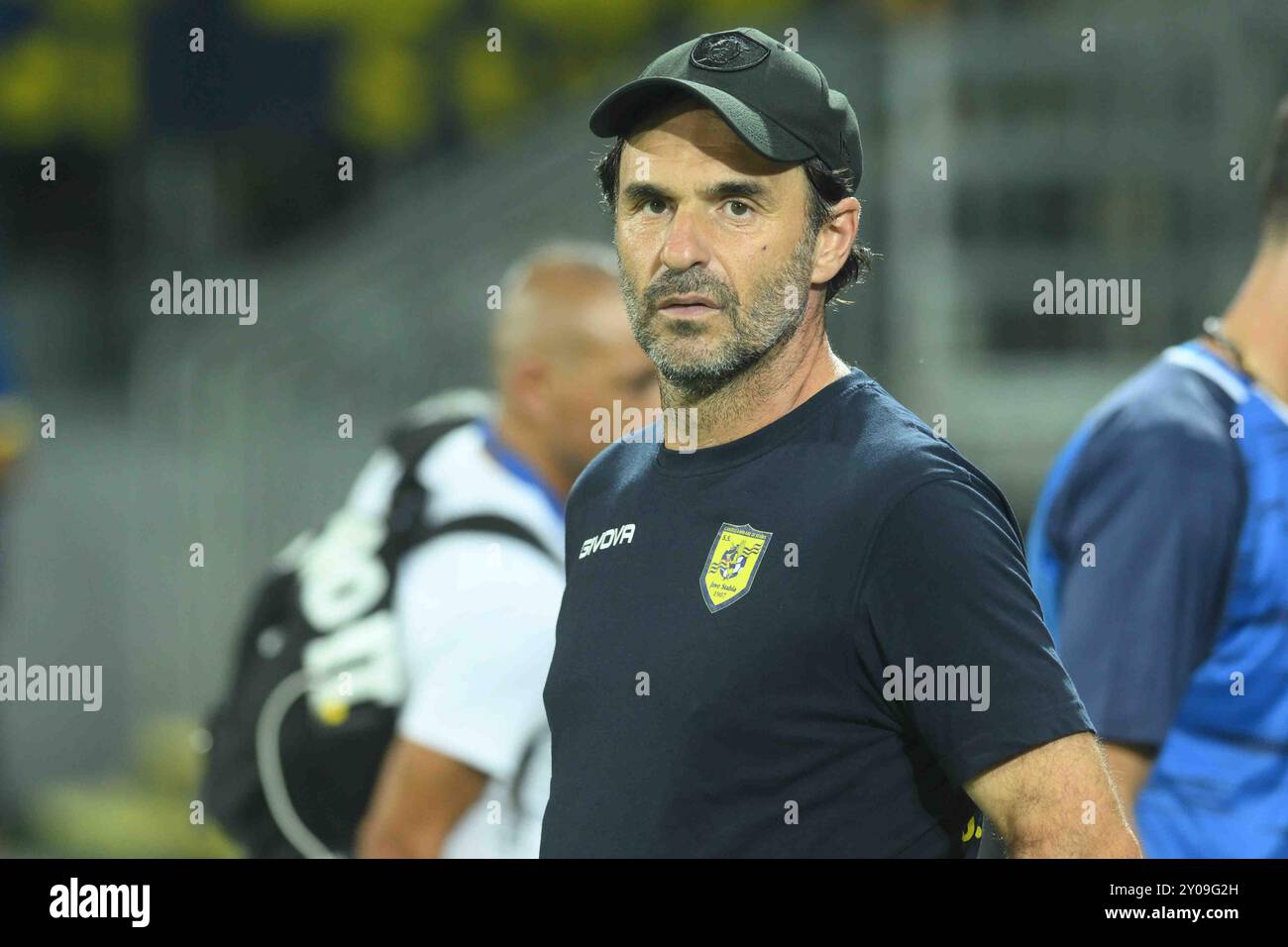 Guido Pagliuca of SS Juve Stabia look during the Soccer BKT between ...