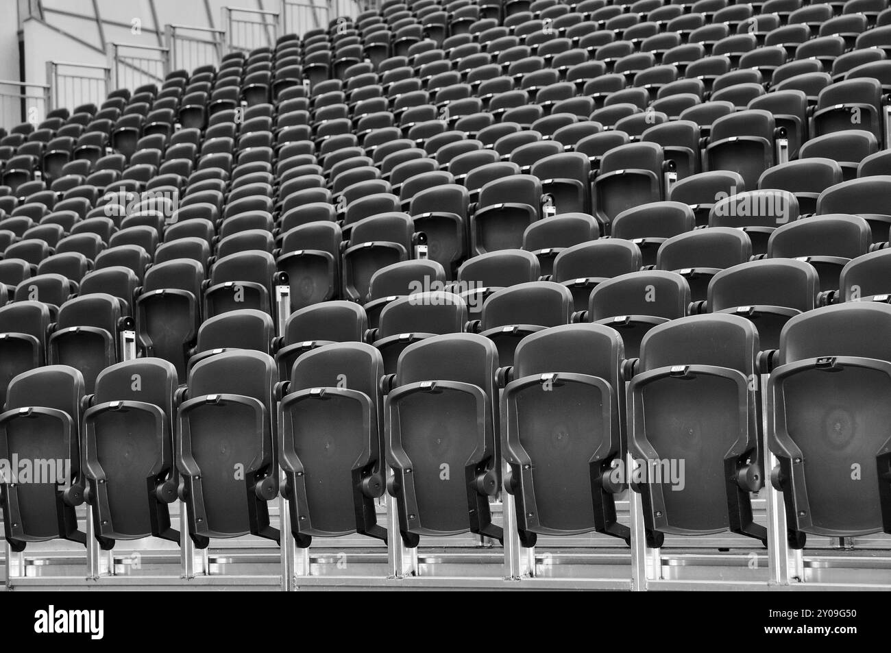 View empty chairs in Black and White Stock Photos & Images - Alamy