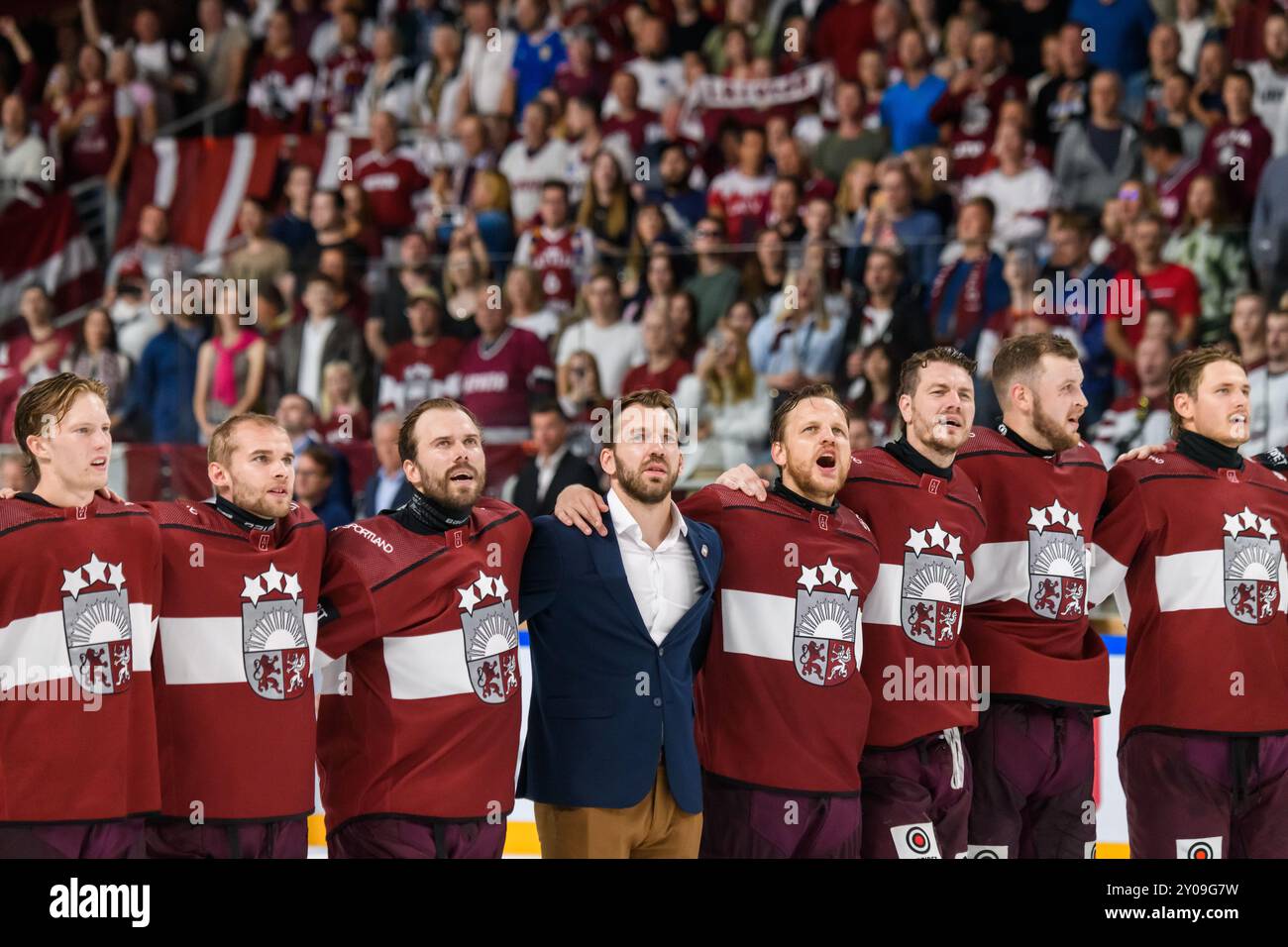 RIGA, Latvia. 1st Sep, 2024. IIHF Men's Final Olympic Ice Hockey ...