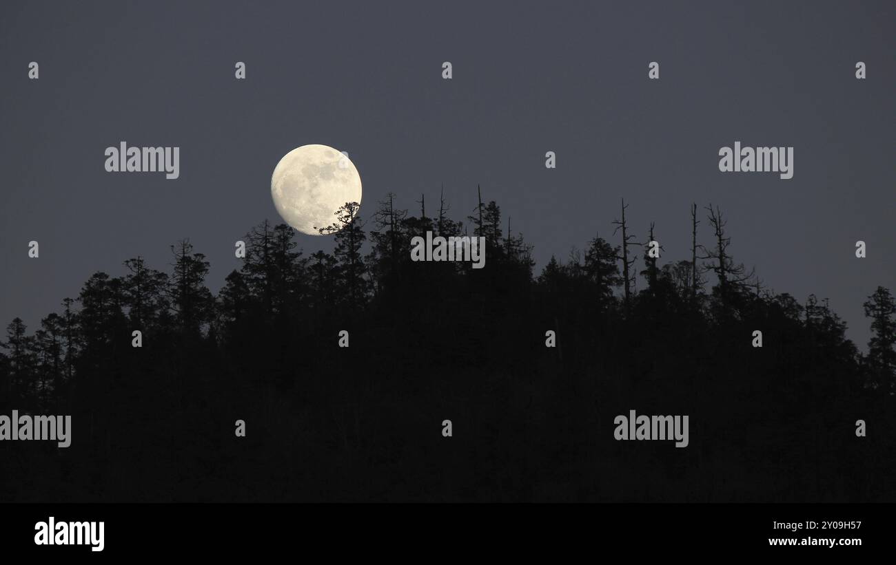 Moon rise landscapes hi-res stock photography and images - Alamy