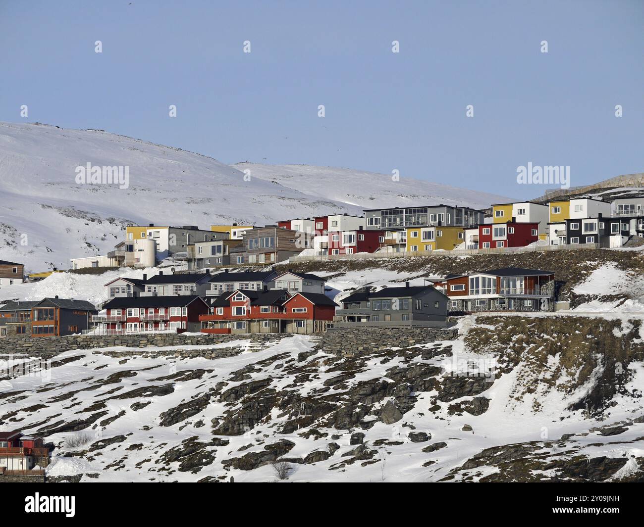 Norway people hammerfest snow hi-res stock photography and images - Alamy