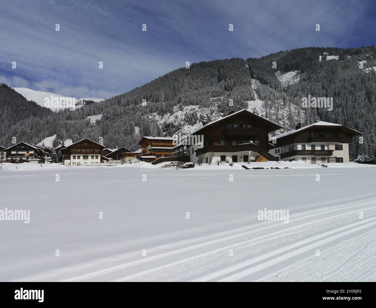 Obertilliach ski resort hi-res stock photography and images - Alamy