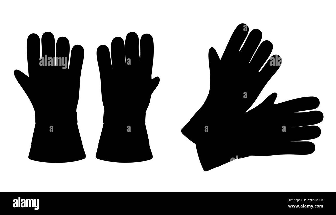 Professional work gloves. Protective gloves for builders and workers ...