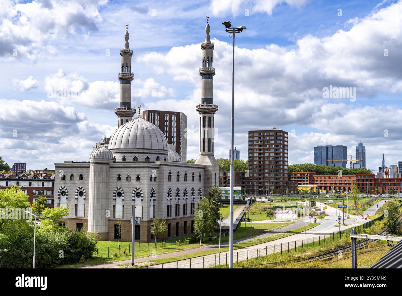 Essalam Mosque in the Feijenoord neighbourhood of Rotterdam is the ...