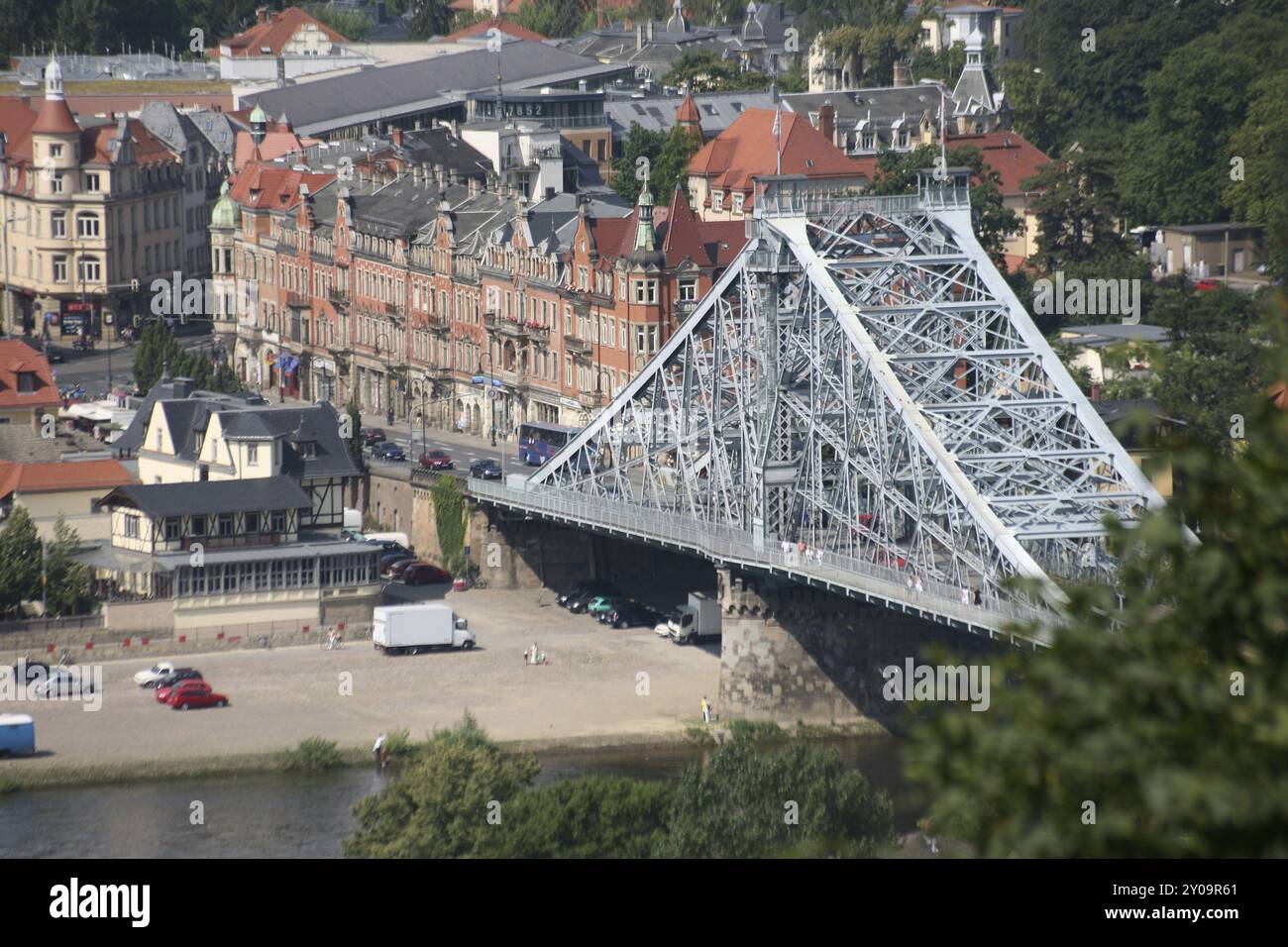 The Blue Wonder in Dresden Stock Photo - Alamy