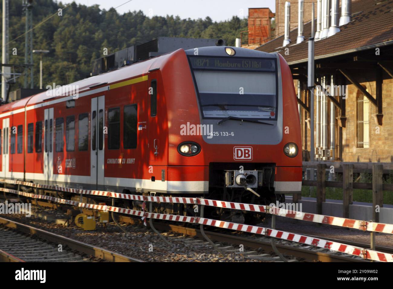 Deutsche Bahn electric locomotive Stock Photo - Alamy