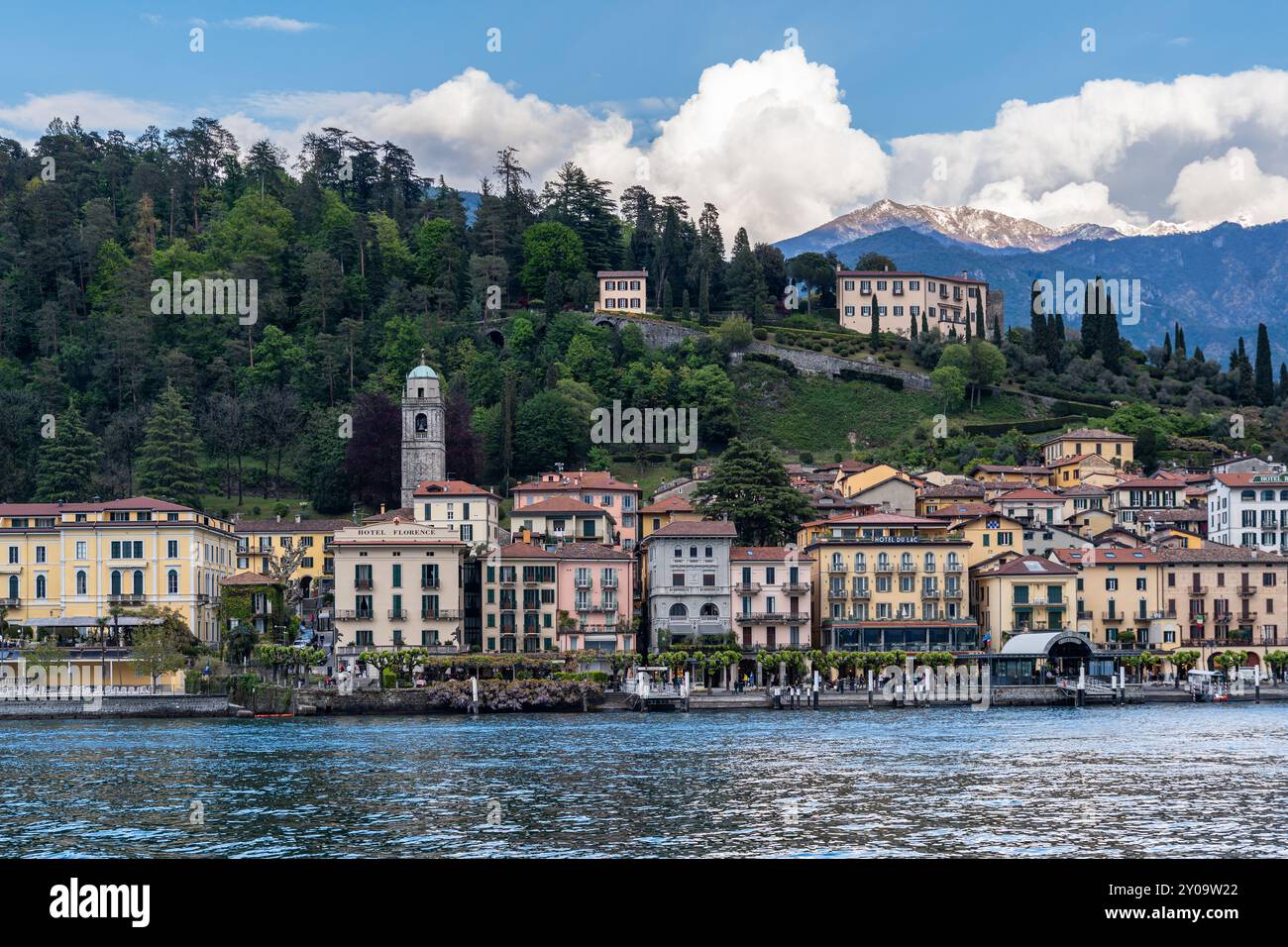 Bellagio, Italy, Apr. 26, 2024. Italian lakeside town of Bellagio on ...