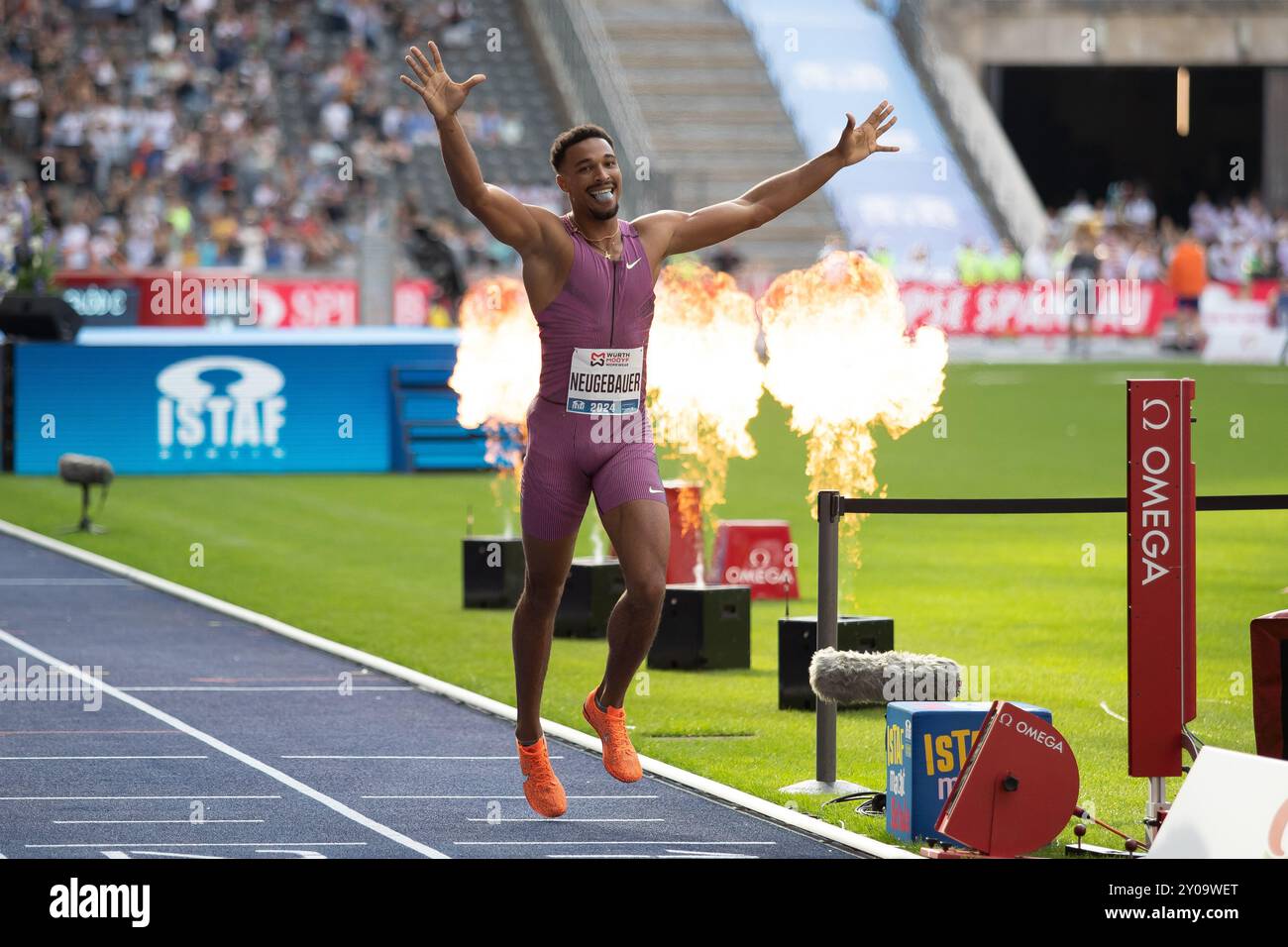 Berlin, Germany. 01rd Sep, 2024. Athletics, Meeting, ISTAF, 100m Men ...