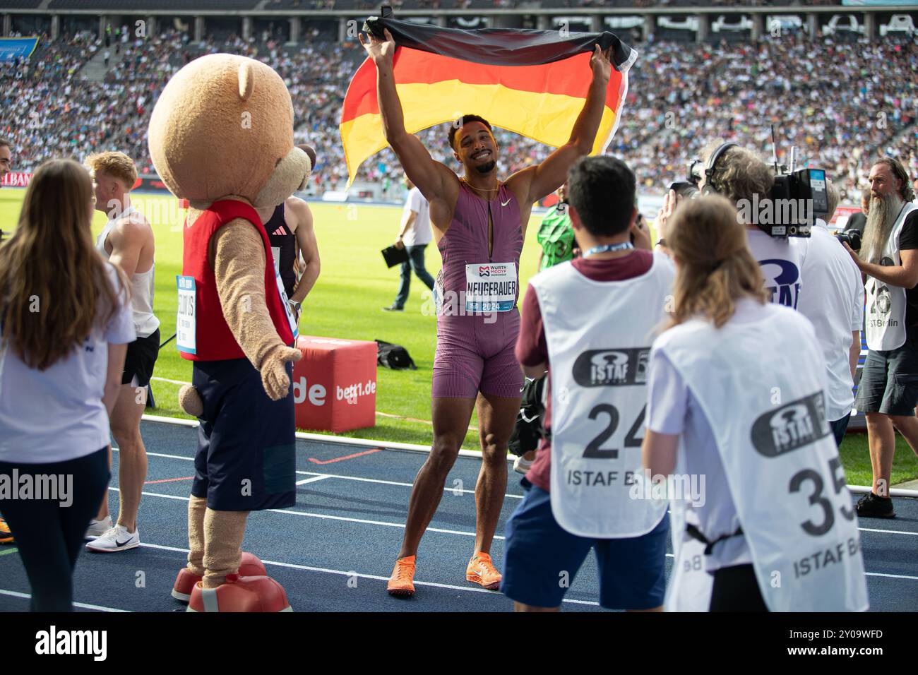 Berlin, Germany. 01rd Sep, 2024. Athletics, Meeting, ISTAF, 100m Men ...