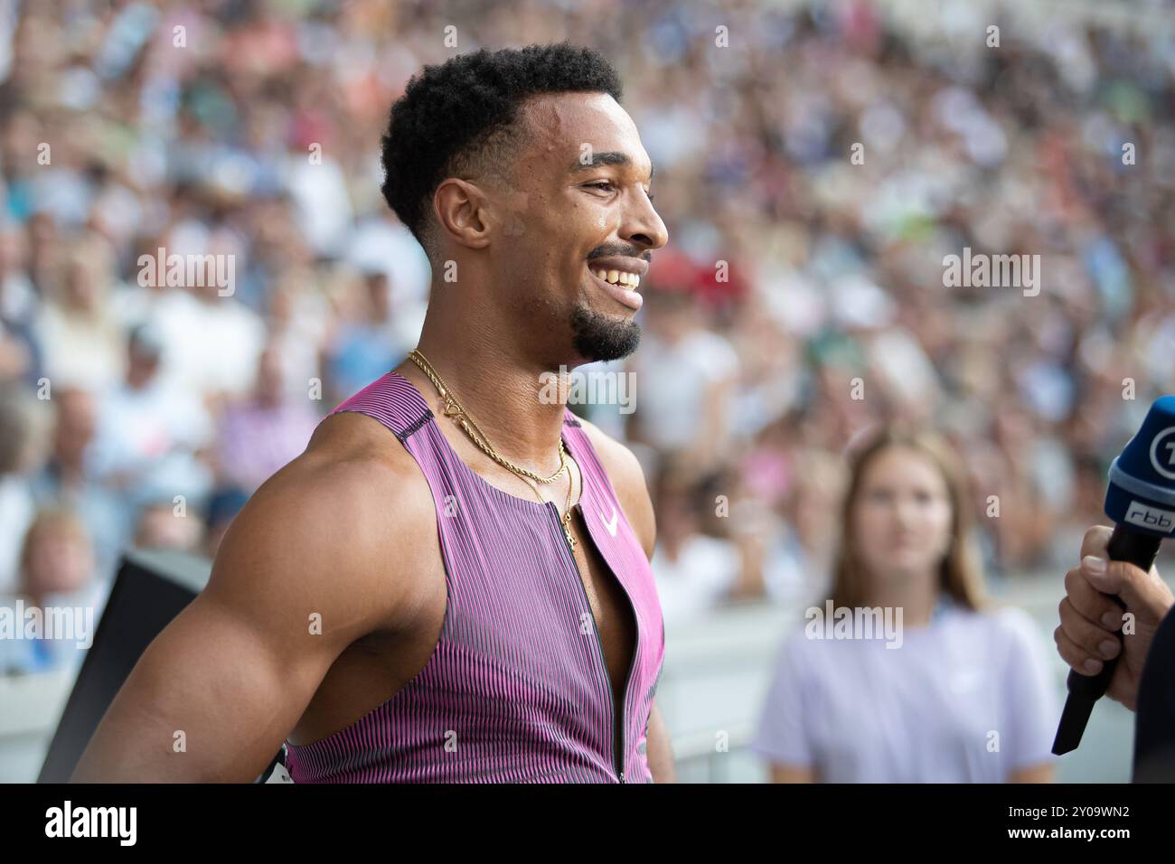 Berlin, Germany. 01rd Sep, 2024. Athletics, Meeting, ISTAF, 100m Men ...