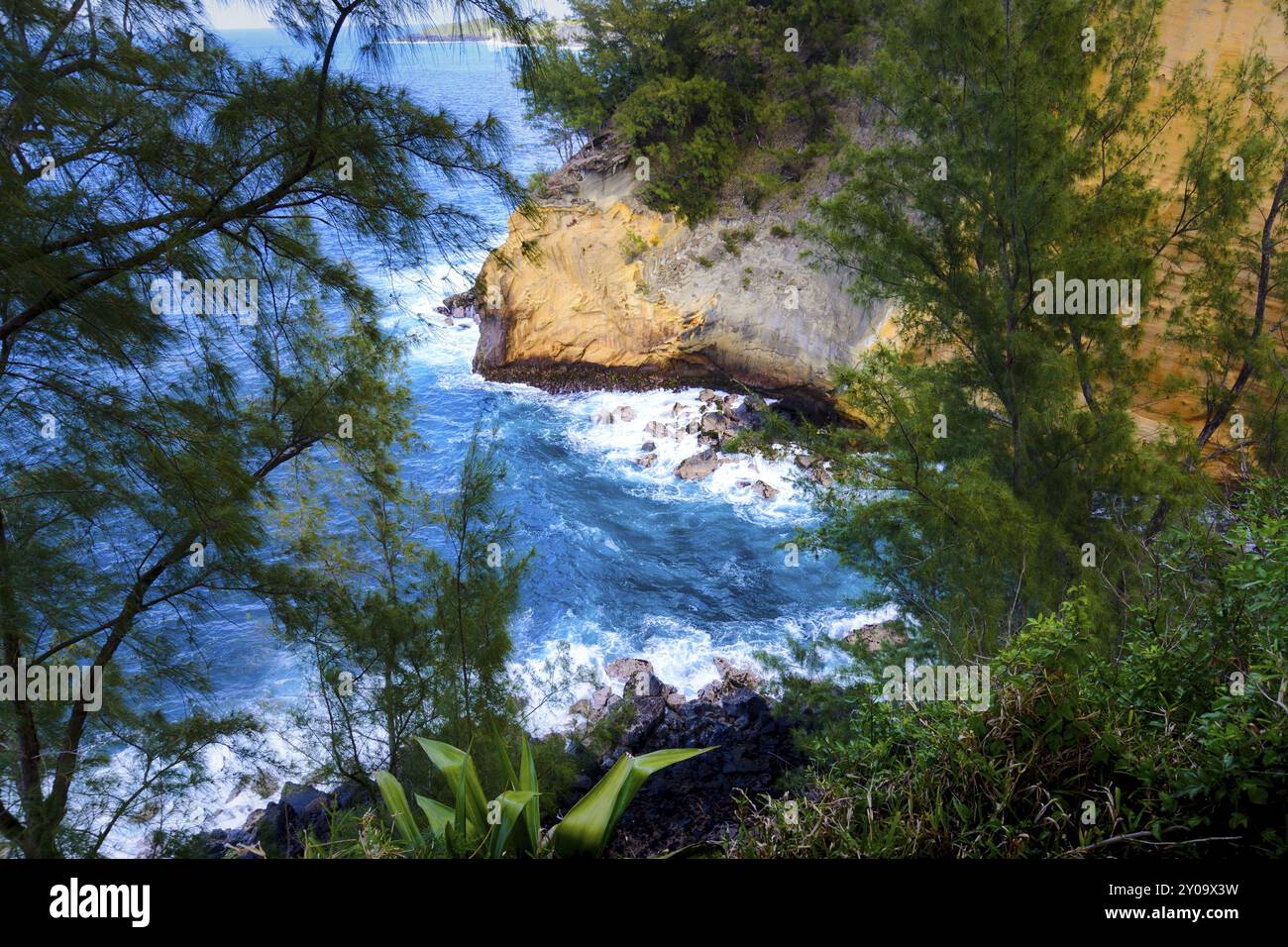 Le Cap Jaune at Saint Joseph, Reunion Island Stock Photo - Alamy