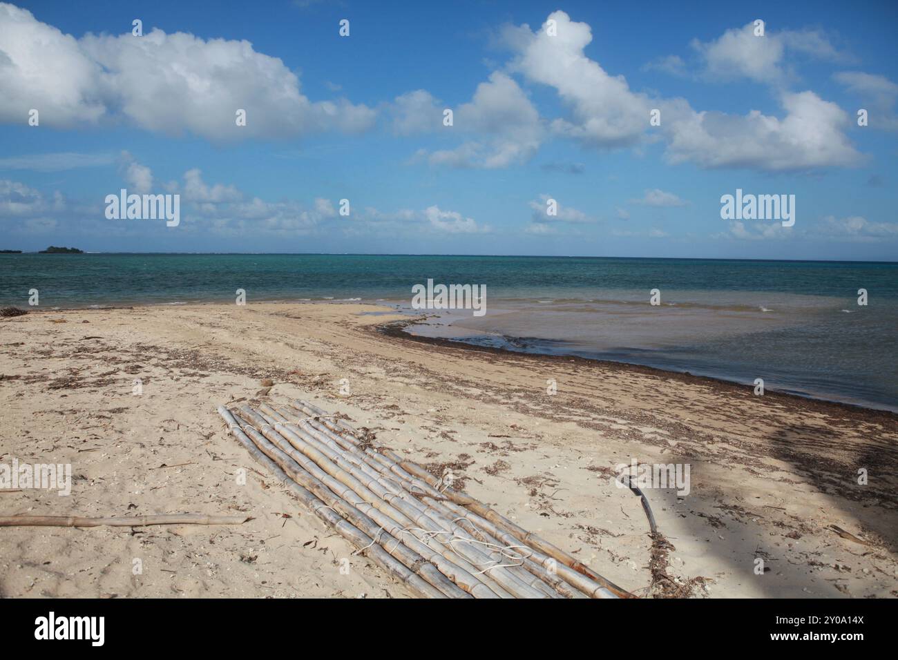 Bilibili traditional bamboo raft, Fiji Stock Photo - Alamy