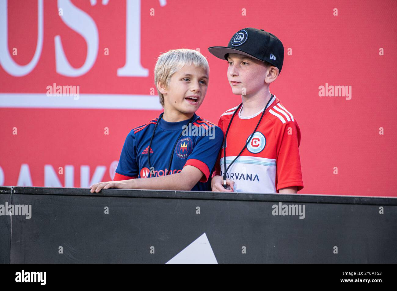 Soldier field chicago fire fans hi-res stock photography and images - Alamy