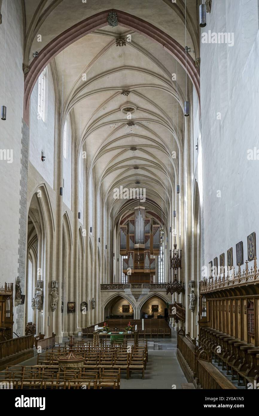 Interior View of St James Church in Rothenburg Stock Photo - Alamy