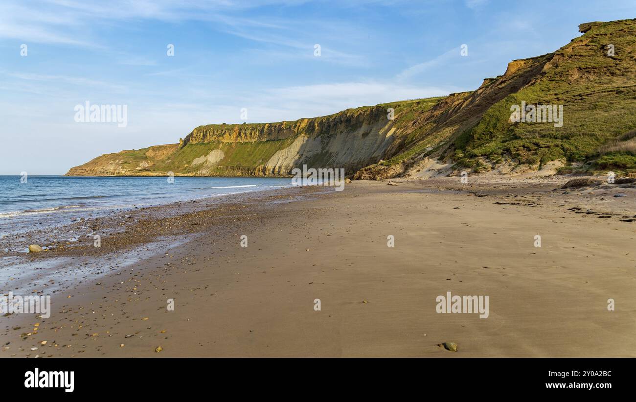 Cayton Bay, North Yorkshire, England, UK Stock Photo - Alamy