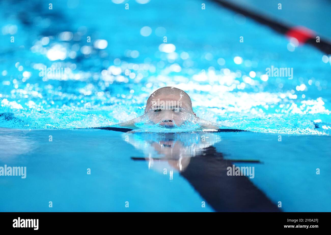 China's Jincheng Guo during the Men's 100m Breaststroke, SB6 at the ...