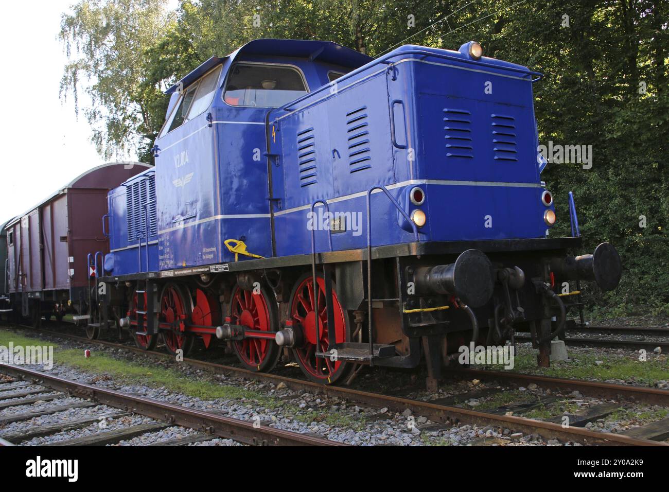 Old diesel locomotive Stock Photo - Alamy