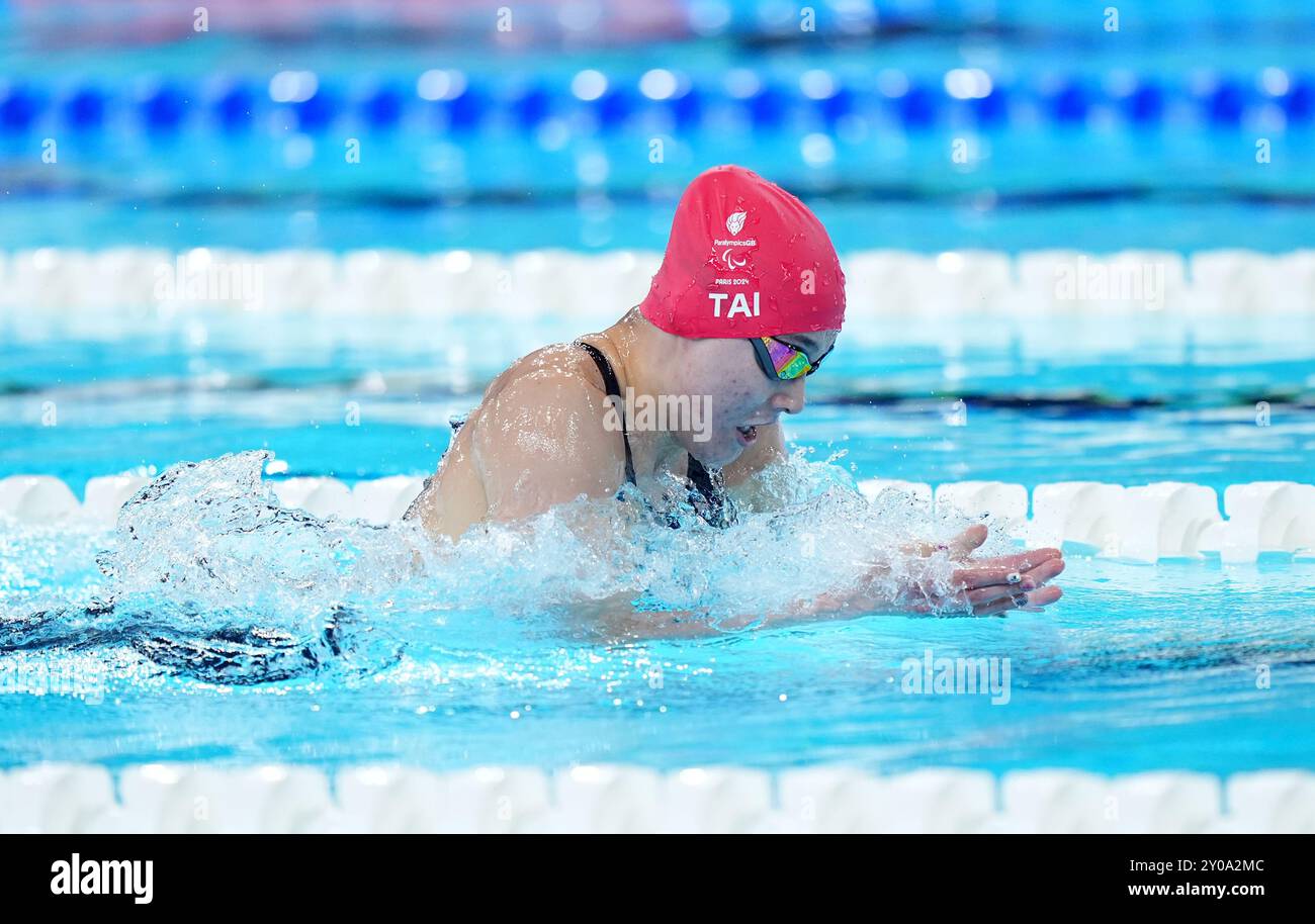 Great Britain's Alice Tai in action during the Women's 200m Individual ...