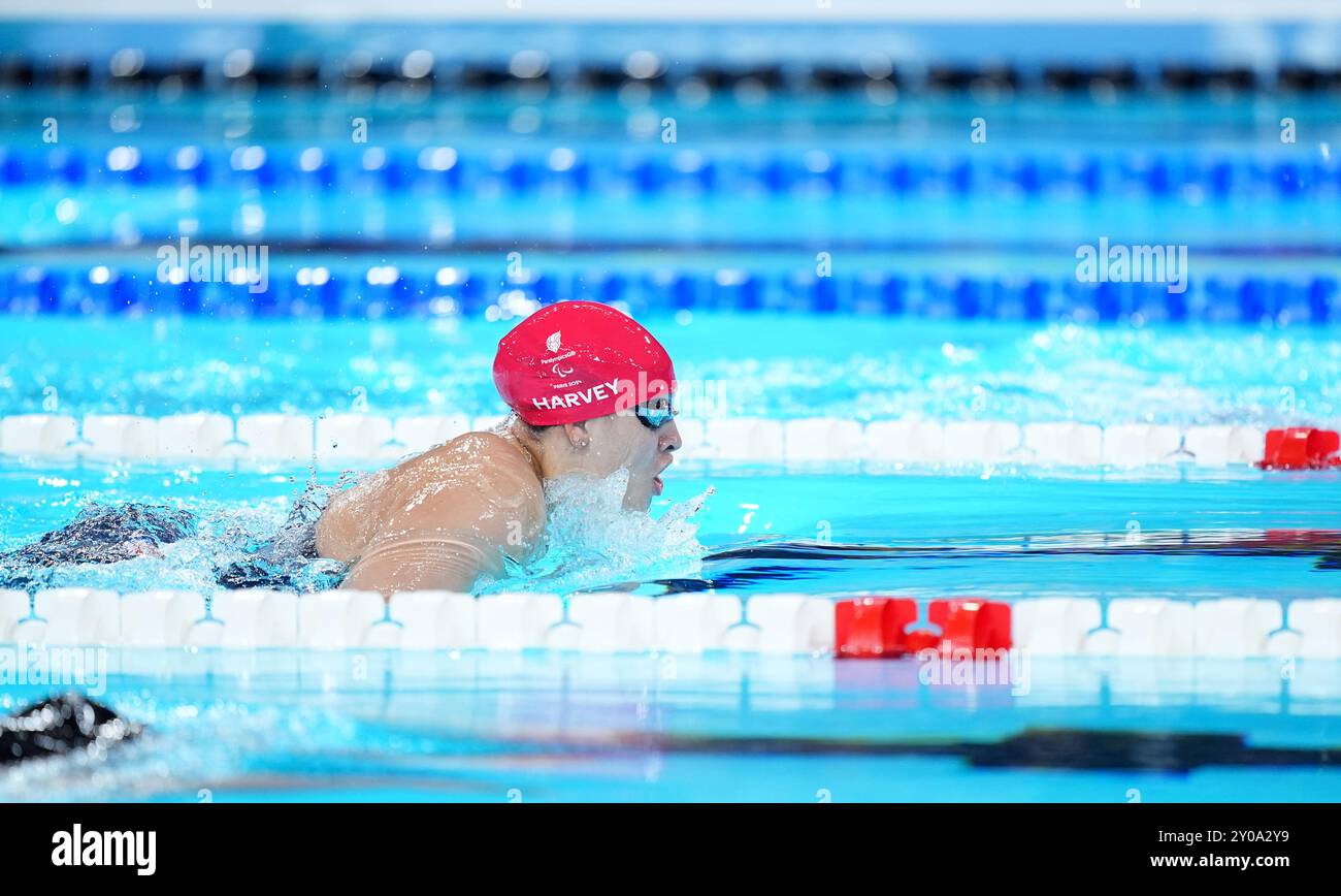 Great Britain's Grace Harvey during the Women's 100m Breaststroke, SB5 ...