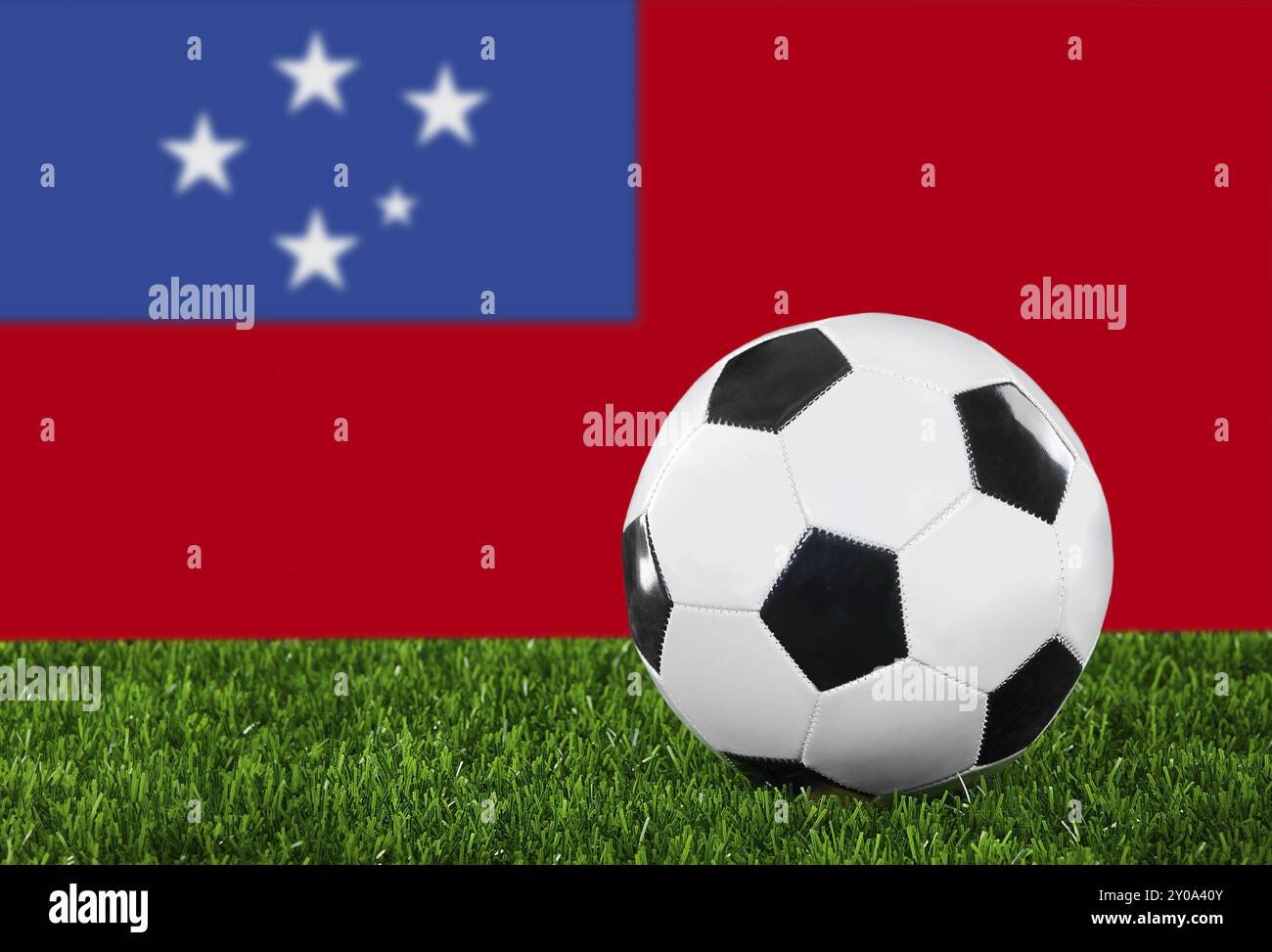 Samoa flag soccer ball hi-res stock photography and images - Alamy