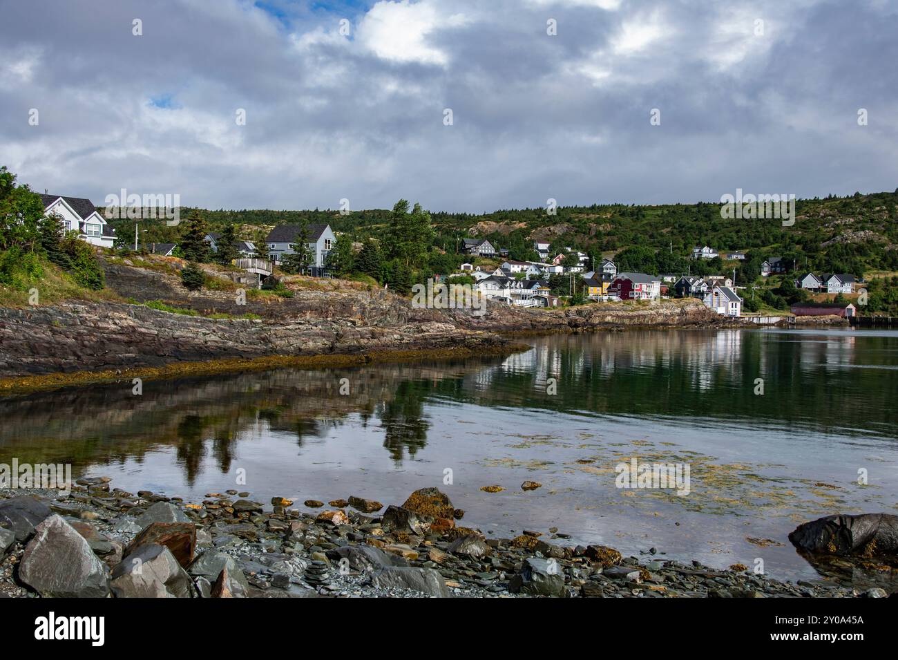 Quaint fishing village in Brigus, Newfoundland & Labrador, Canada Stock ...