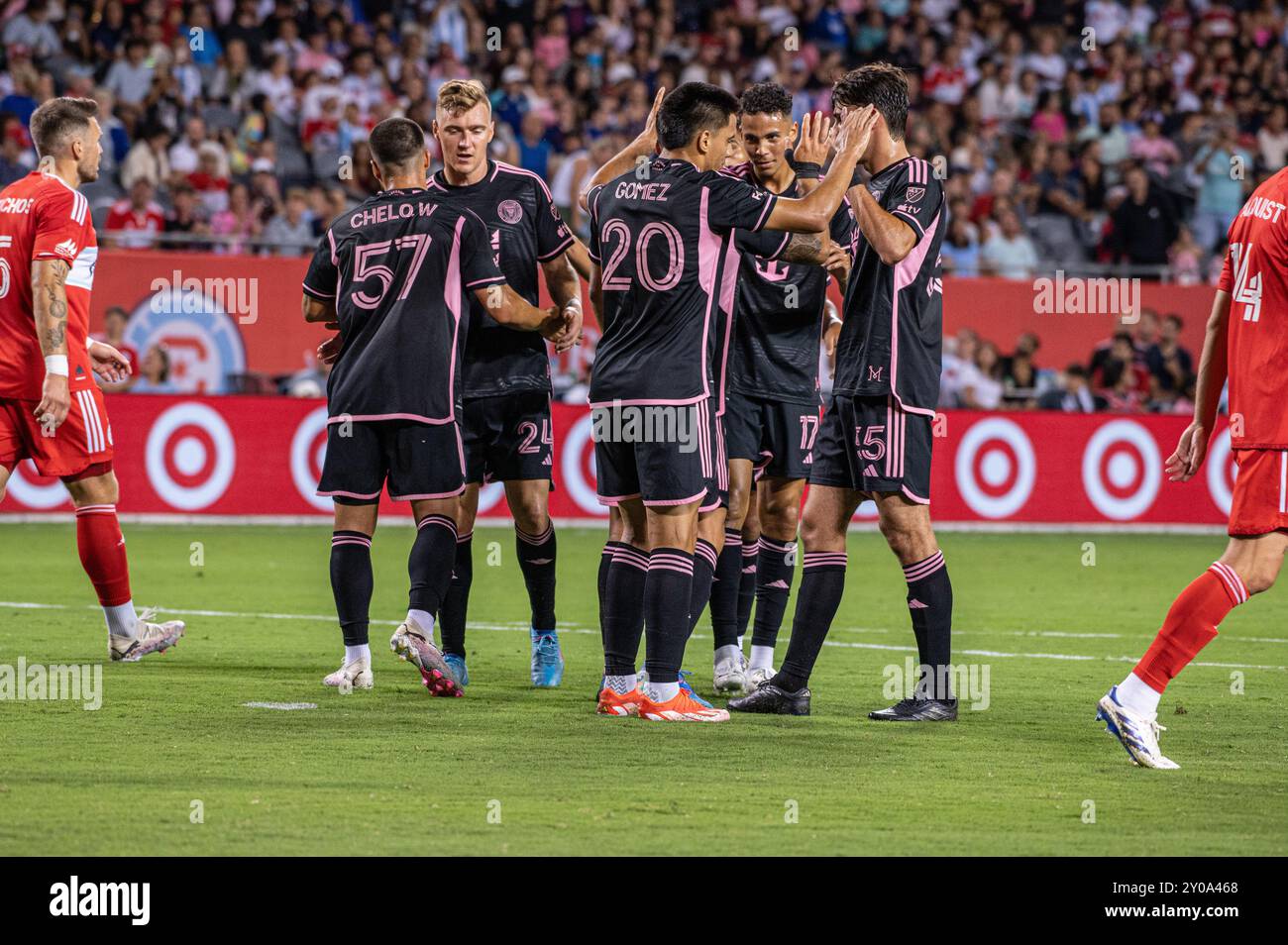 Soldier field chicago fire fans hi-res stock photography and images - Alamy