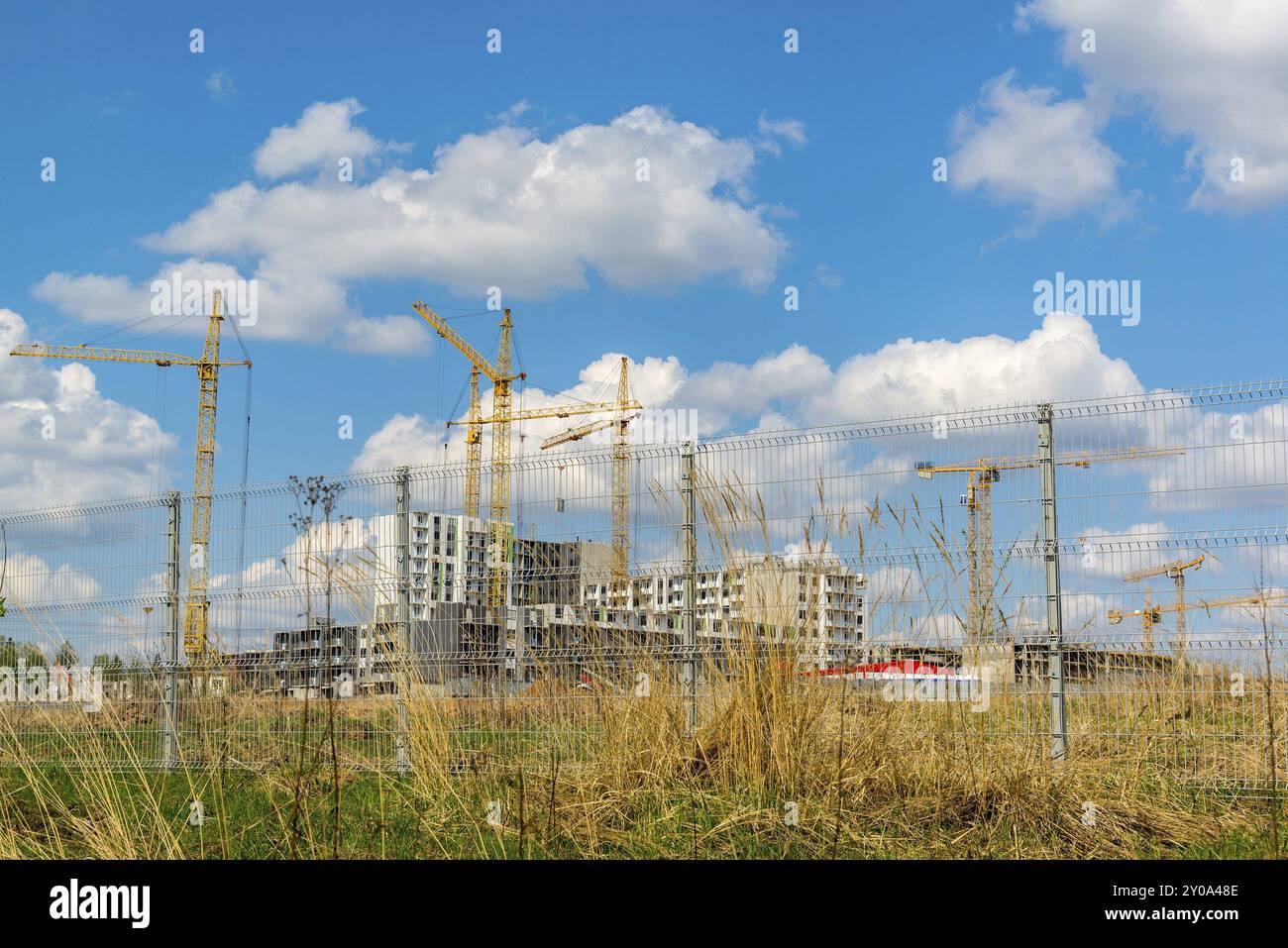 Many high-rise buildings under a construction Stock Photo - Alamy