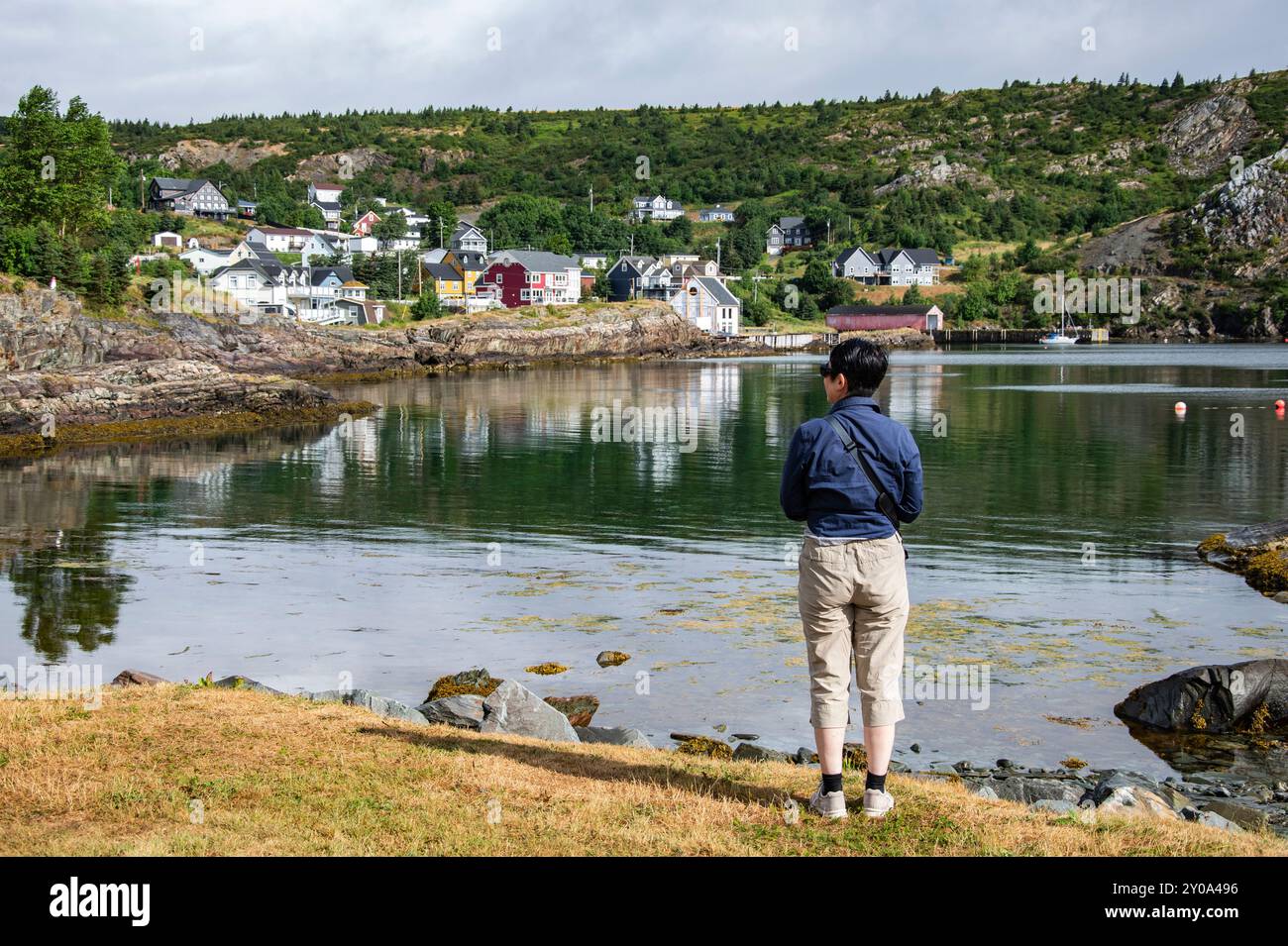 Quaint fishing village in Brigus, Newfoundland & Labrador, Canada Stock ...