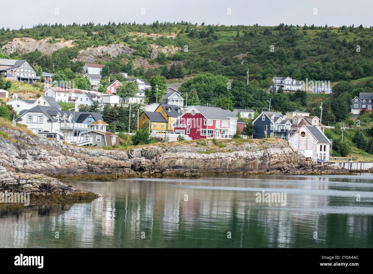 Quaint fishing village in Brigus, Newfoundland & Labrador, Canada Stock ...