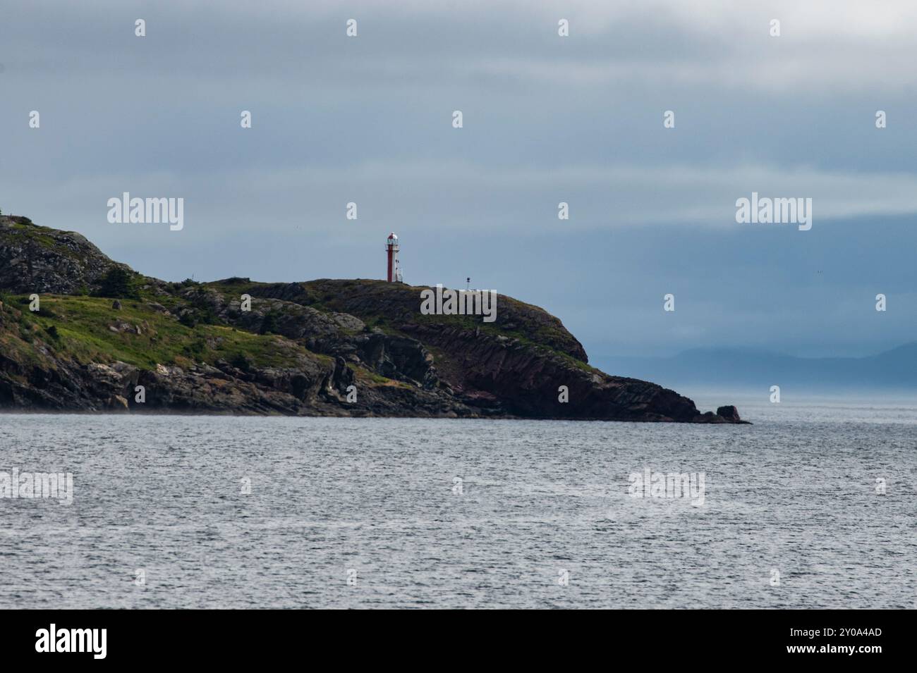 Brigus Lighthouse in Brigus, Newfoundland & Labrador, Canada Stock ...