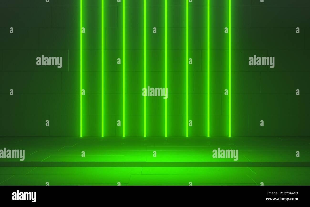 Vertical lines 3d stage lights hi-res stock photography and images - Alamy