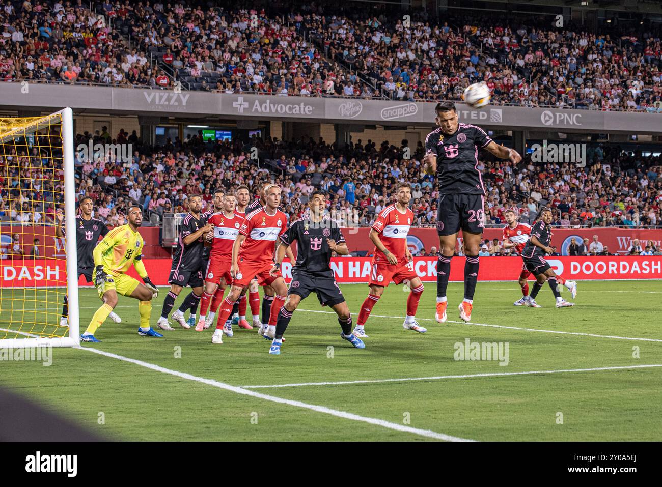 Chicago fire soldier field fans hi-res stock photography and images - Alamy