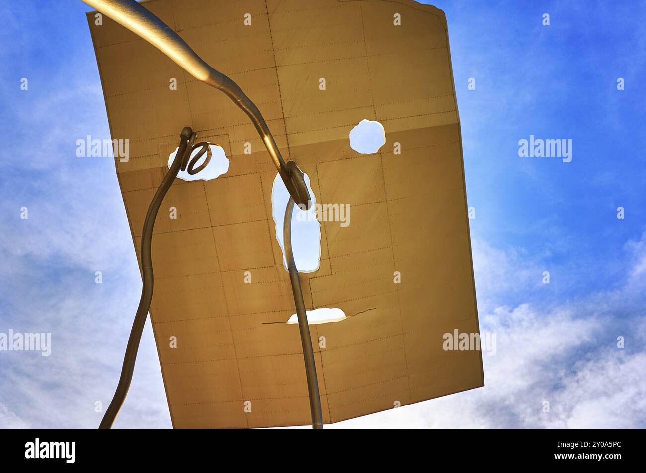 David and Goliath Sculpture in Barcelona, Spain, Europe Stock Photo - Alamy