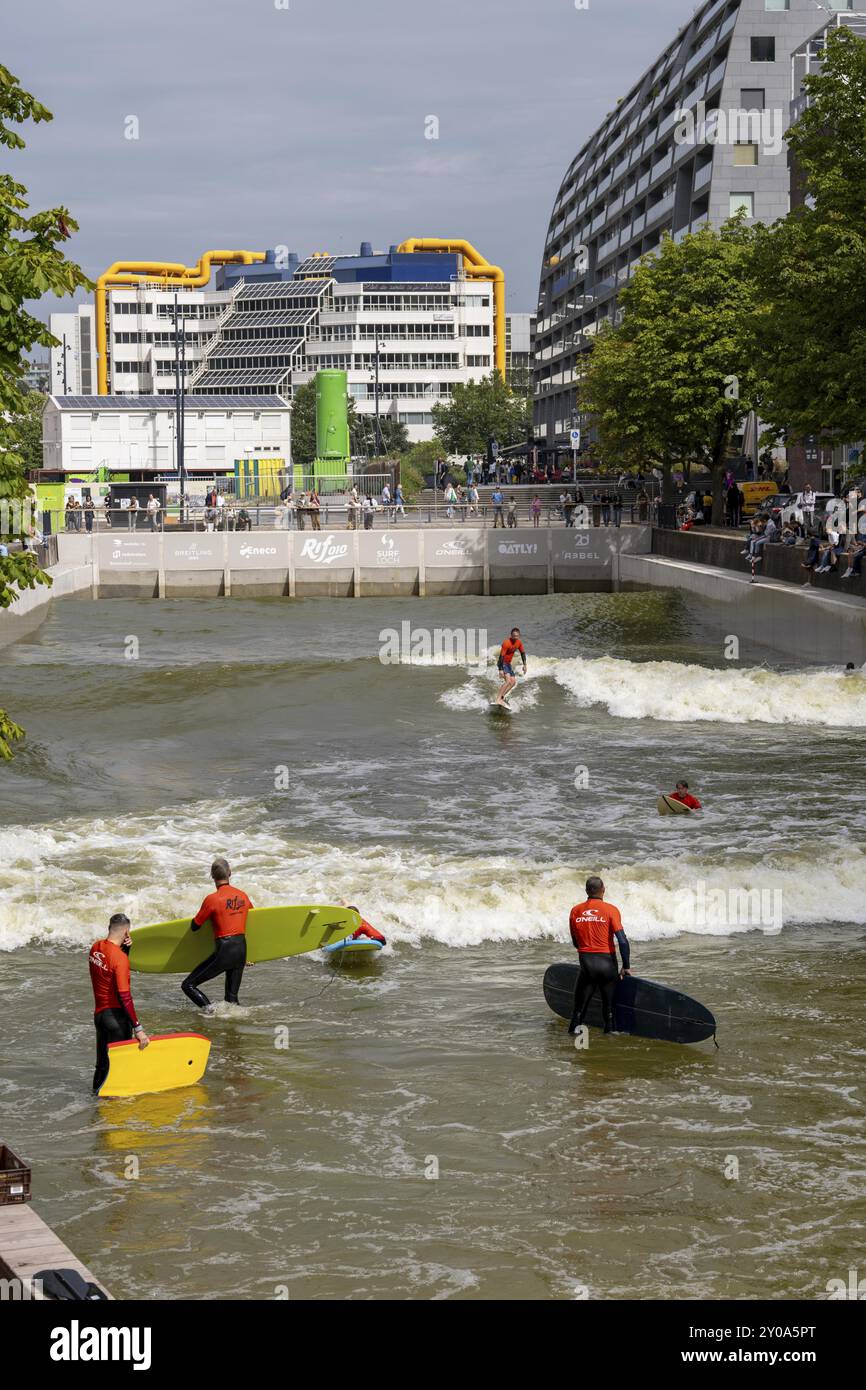 Surfing facility in the city centre of Rotterdam, Rif010, supposedly ...