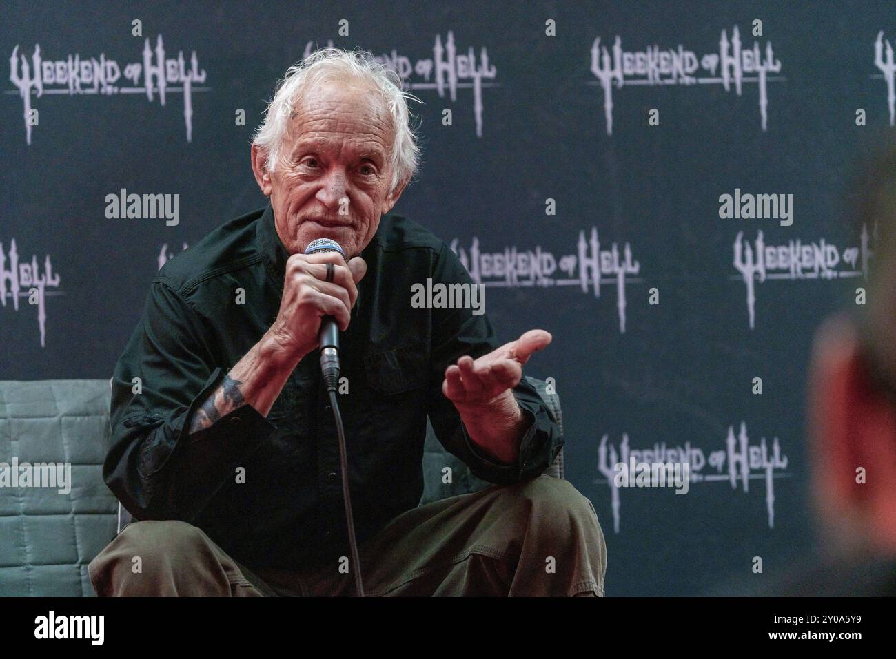 DUeSSELDORF-NEUSS, GERMANY, November 2nd 2019: Lance Henriksen (*1940, American actor, Alien ...
