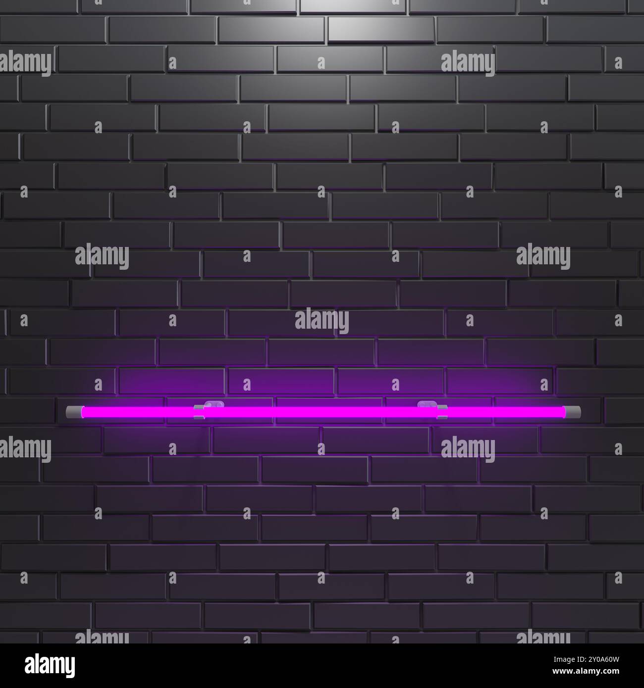 Abstract multi colored neon light lines. 3d illustration Stock Photo ...