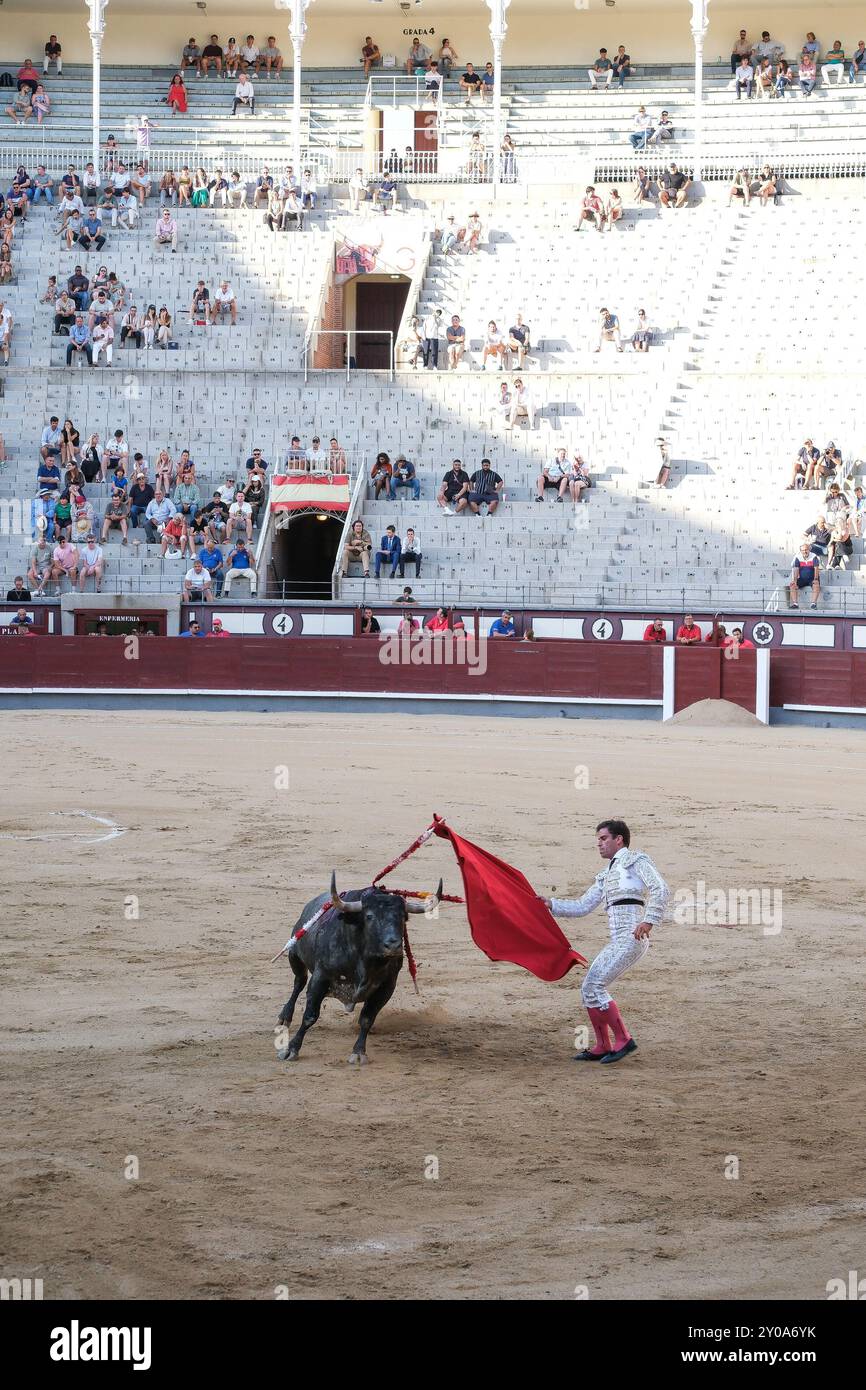 Bullfighter Ruben Pinar during the bullfight of Corrida de Toros in the ...