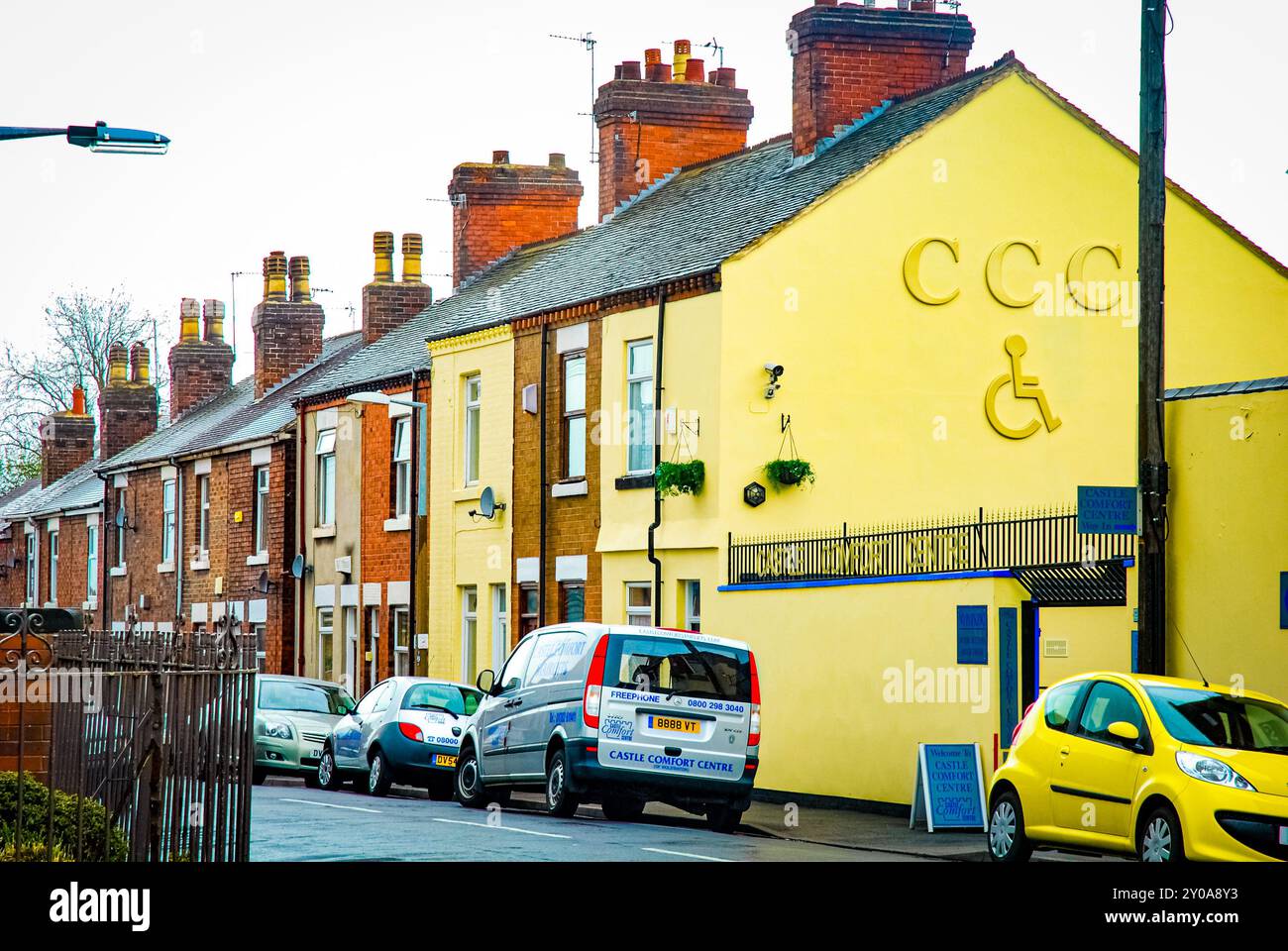 Street in Wolstanton, Stoke-on-Trent, UK Stock Photo - Alamy