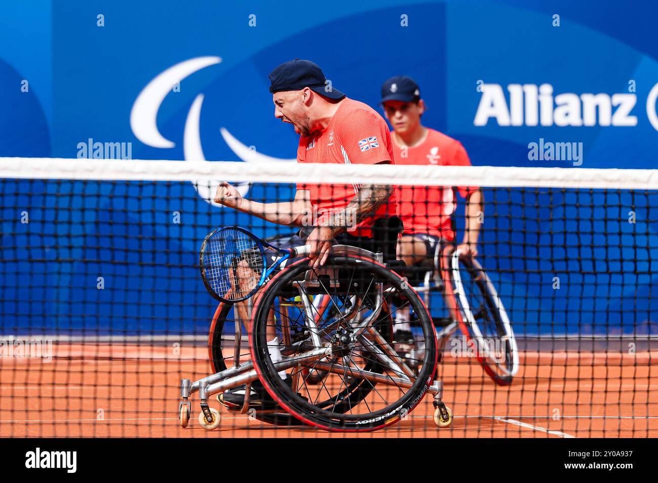 Paris, Sept. 1, 2024, Paralympic wheelchair tennis event. Andy ...