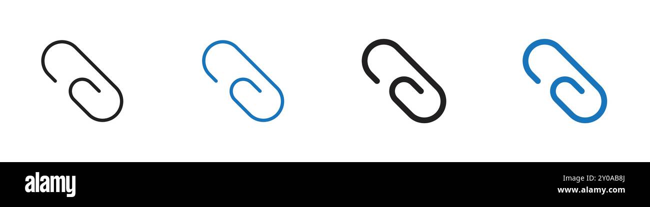 Link Icon Linear Vector Graphics Sign Or Symbol Set For Web App Ui Stock Vector Image And Art Alamy