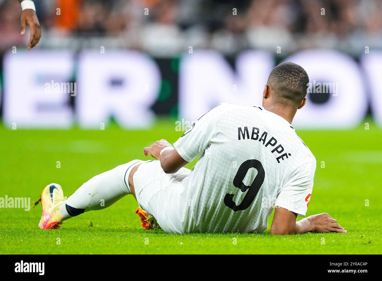 Kylian Mbappe of Real Madrid looks on during the Spanish League, LaLiga ...