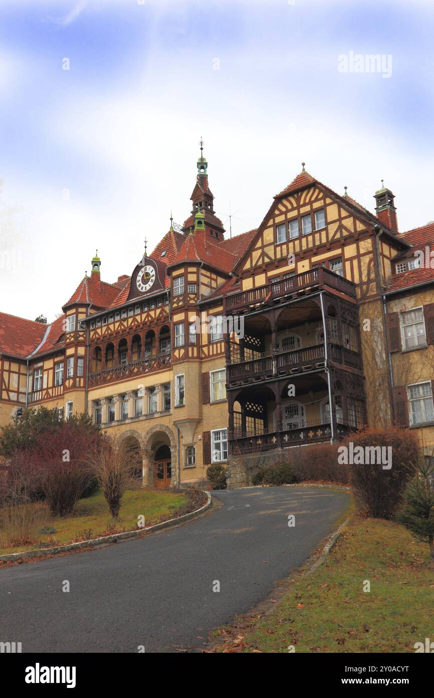 Building of Hospital in Kowary Poland Stock Photo - Alamy