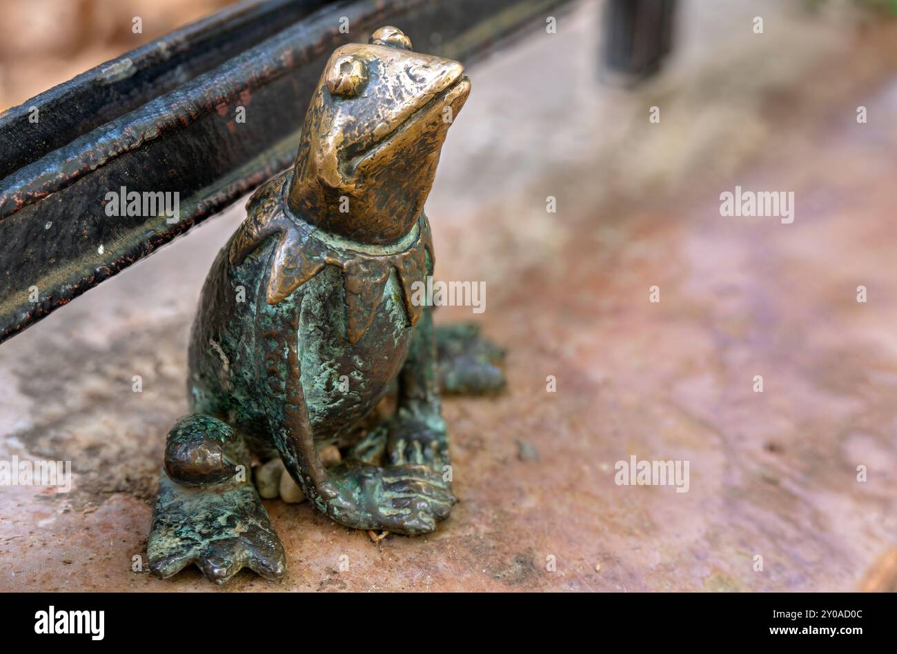Budapest, Hungary - July 08, 2024: Small bronze figurine of a Muppet ...